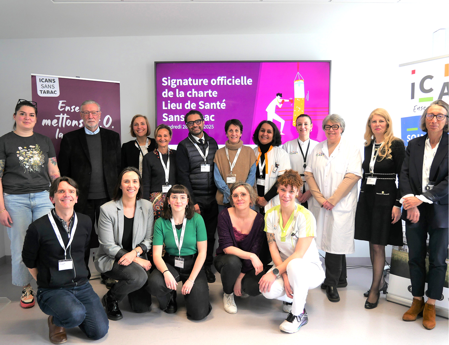 Signature de la charte Lieu de Santé Sans Tabac - Site public ICANS