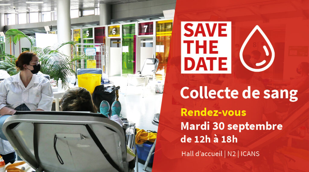 SAVE THE DATE Collecte de sang - Site public ICANS